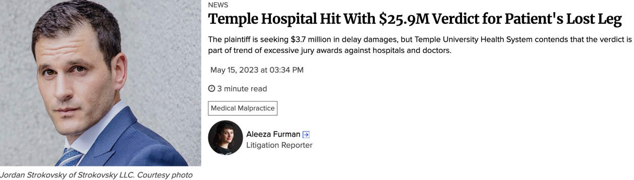 Attorney Bio: About Jordan Strokovsky's Experience